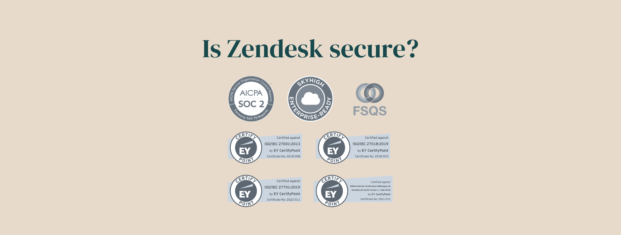 Is Zendesk secure? Learn about Zendesk's commitment to security